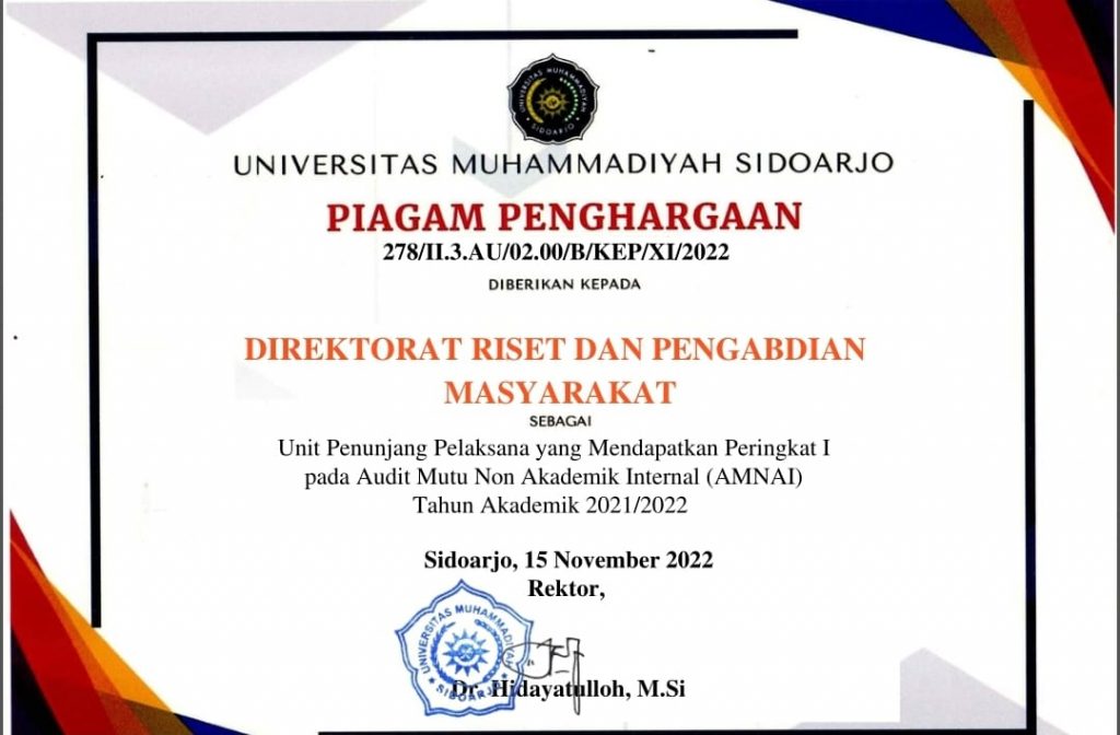DRPM – UMSIDA